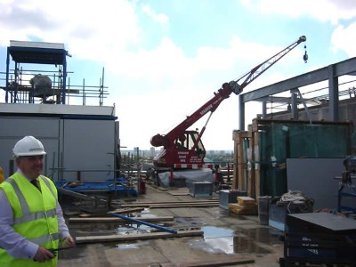 Mini Cranes At Work | Sparrow Crane Hire