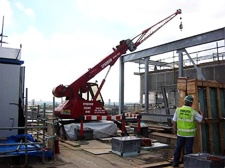 What is a fly jib on a crane? | Sparrow Crane Hire