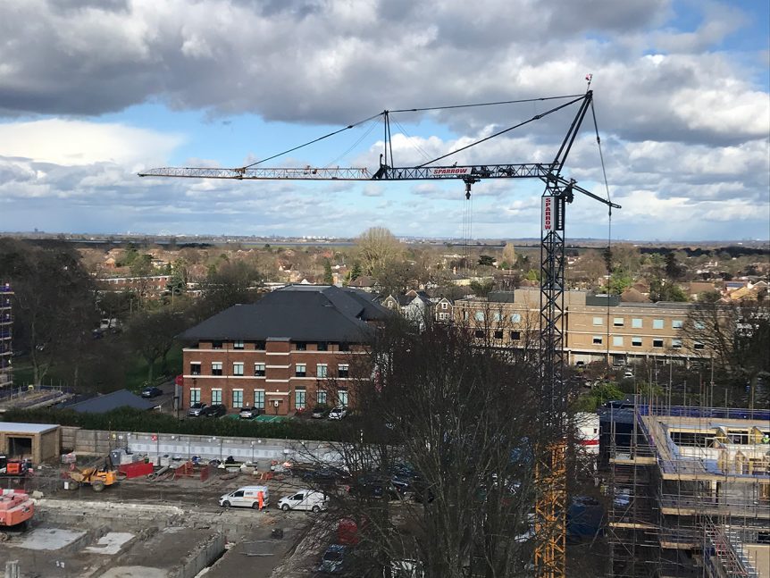 Liebherr 53K Self Erecting Crane | Sparrow Crane Hire