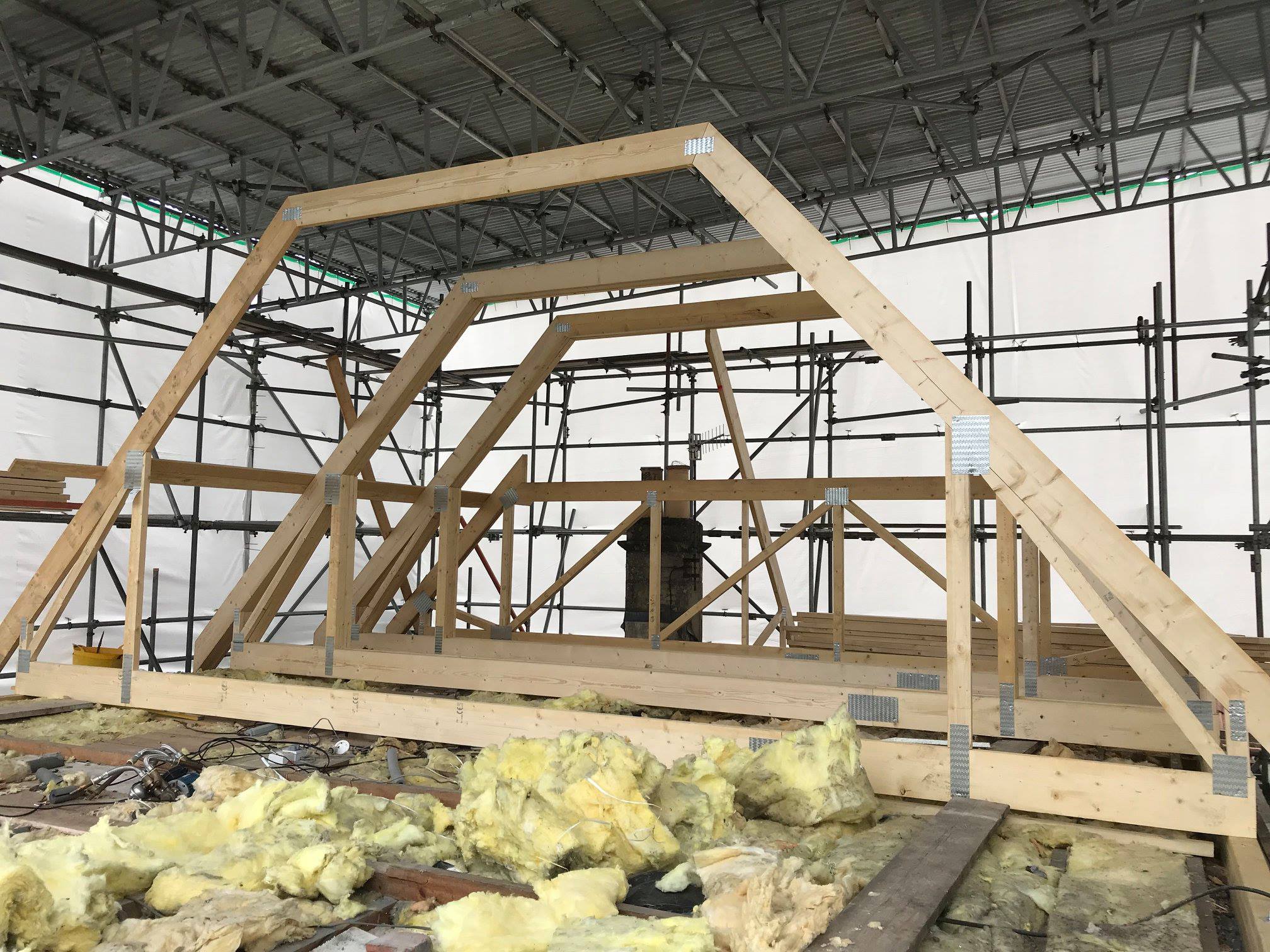 Prefab Roof Truss Construction