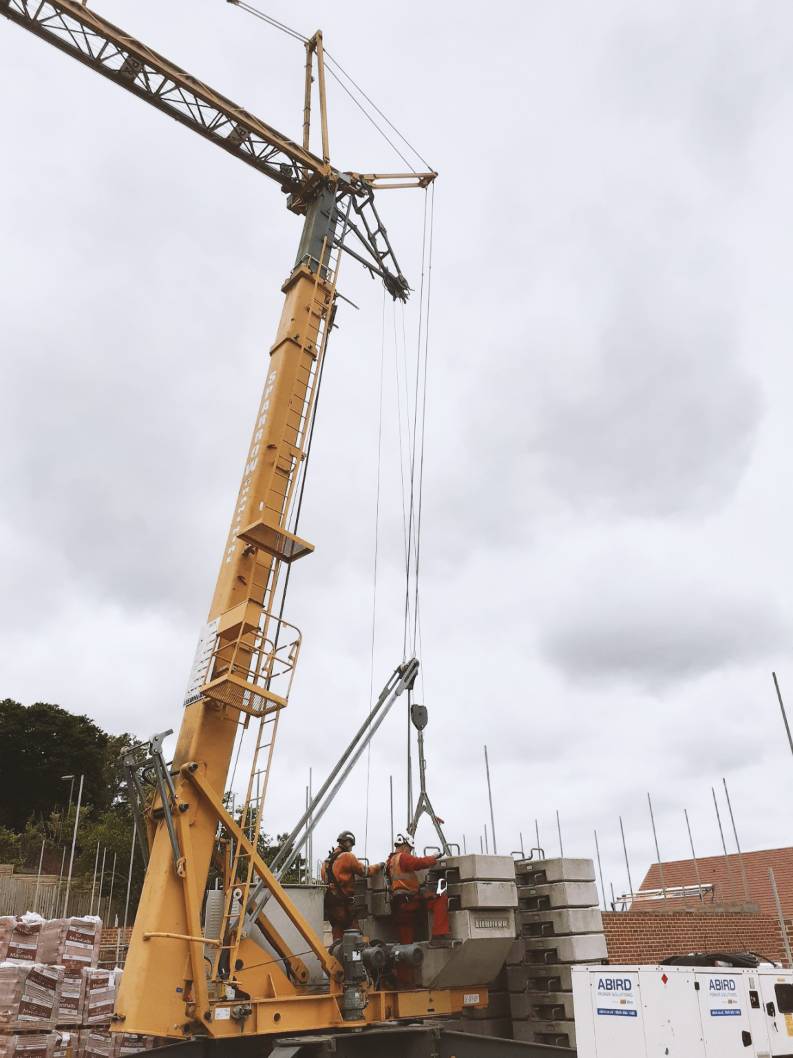 Liebherr 32tt Self Erecting Pedestrian Operated Tower Crane in Surrey