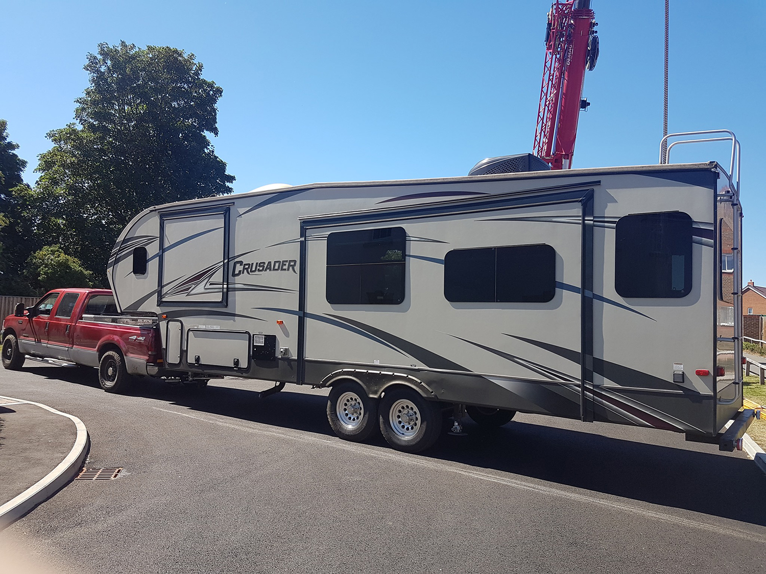 Sparrow Crane Hire assist trailer lift, Crawley, West Sussex | Sparrow ...