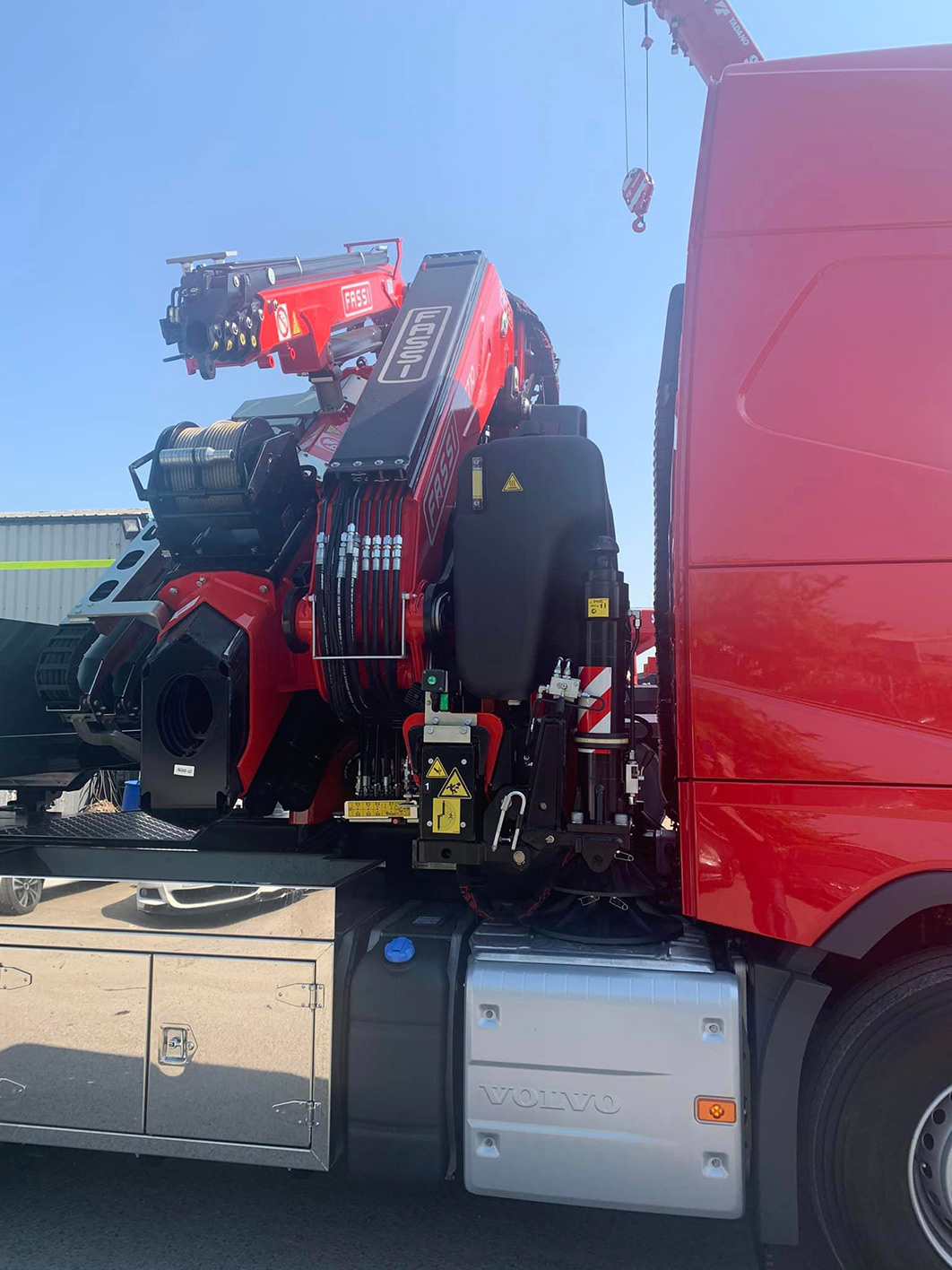 Our new Volvo FH540 with a FASSI 710 Crane delivered to our Plymouth ...