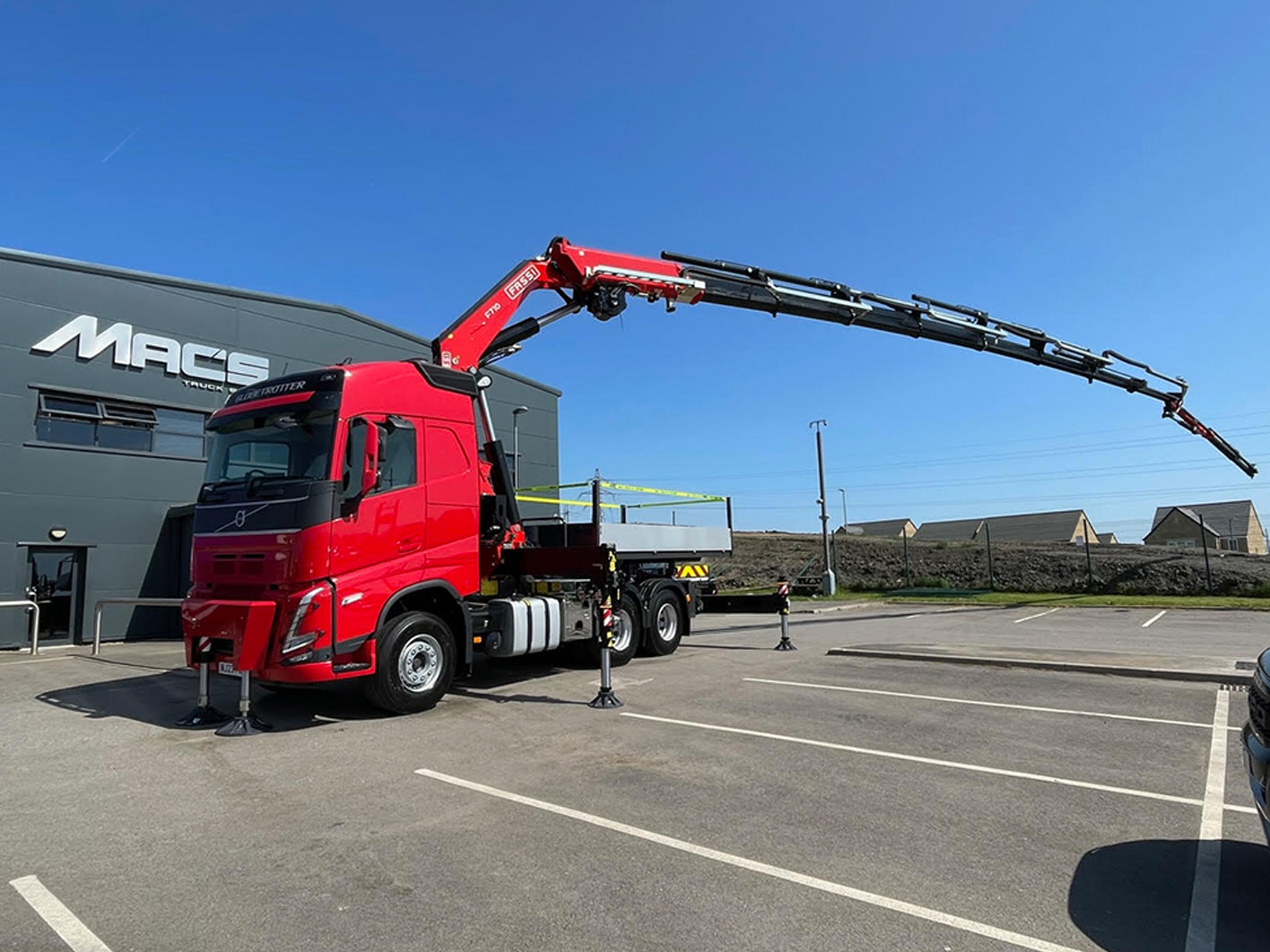 Our new Volvo FH540 with a FASSI 710 Crane delivered to our Plymouth ...