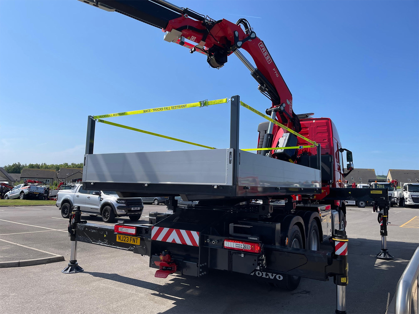 Our new Volvo FH540 with a FASSI 710 Crane delivered to our Plymouth ...