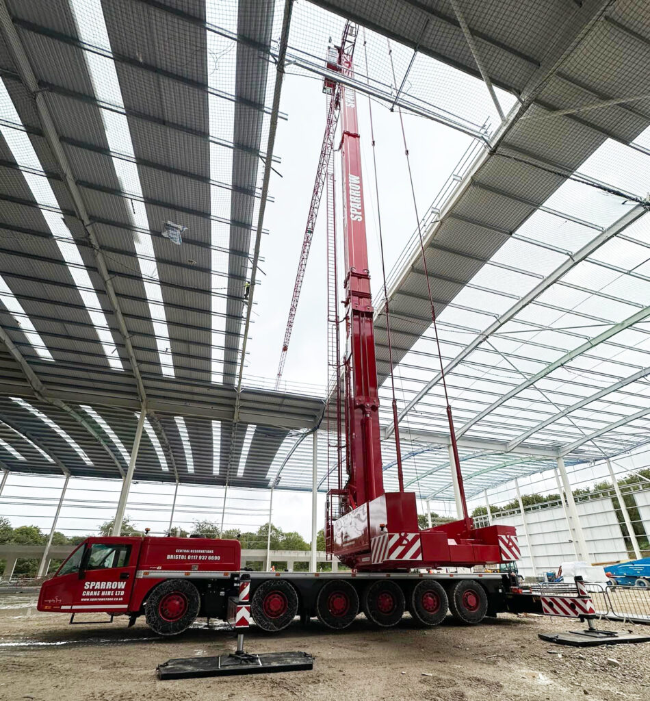 Our new Spierings SK1265-AT6 eLift busy since it first arrived | Sparrow Crane Hire