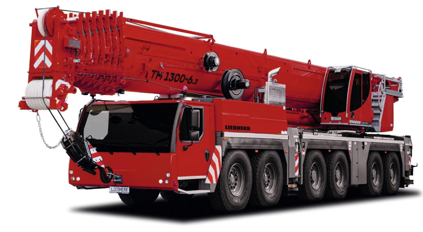 Another world record breaker being delivered to Sparrow Crane Hire, the Liebherr LTM 1300-6.3 ...