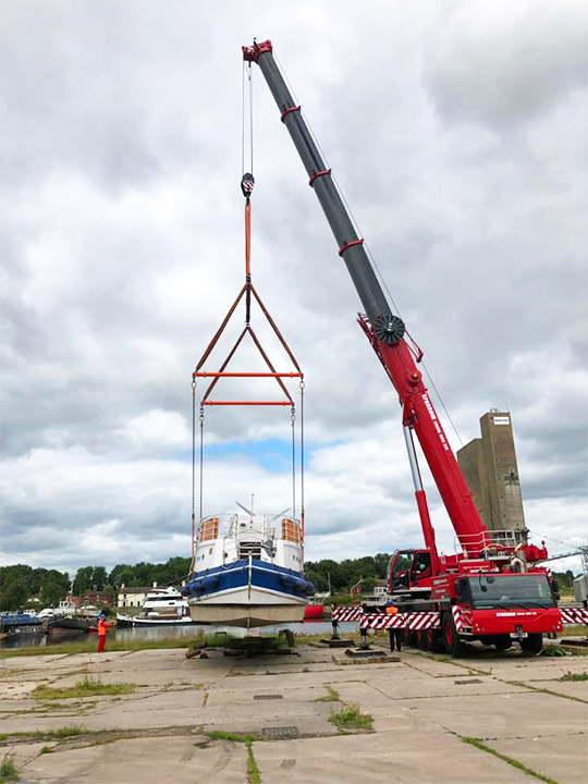 The King Arthur at Sharpness docks on a trip to the other side of ...