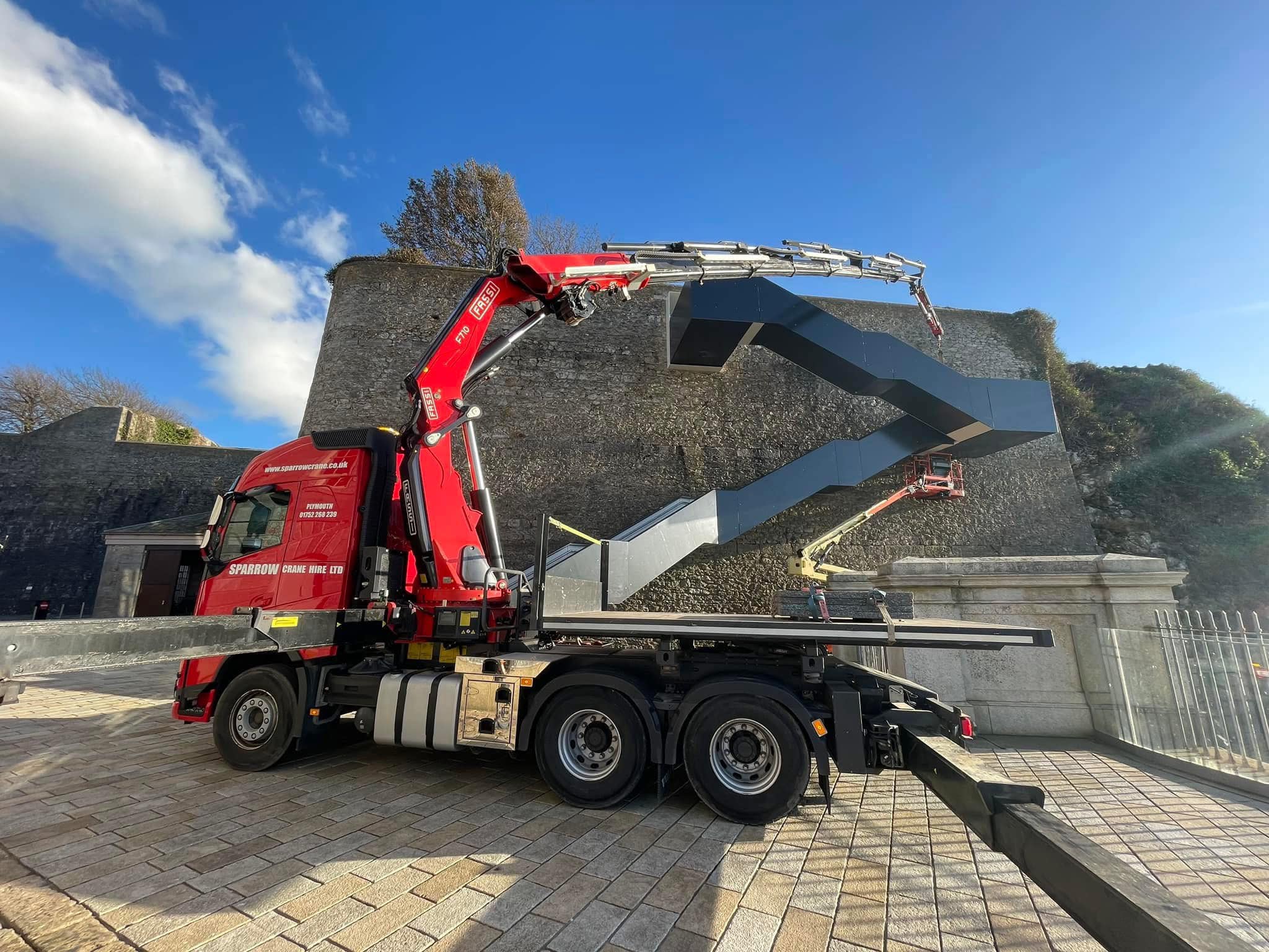The Versatility of the Fassi F710 Lorry Loader Hiab | Sparrow Crane Hire