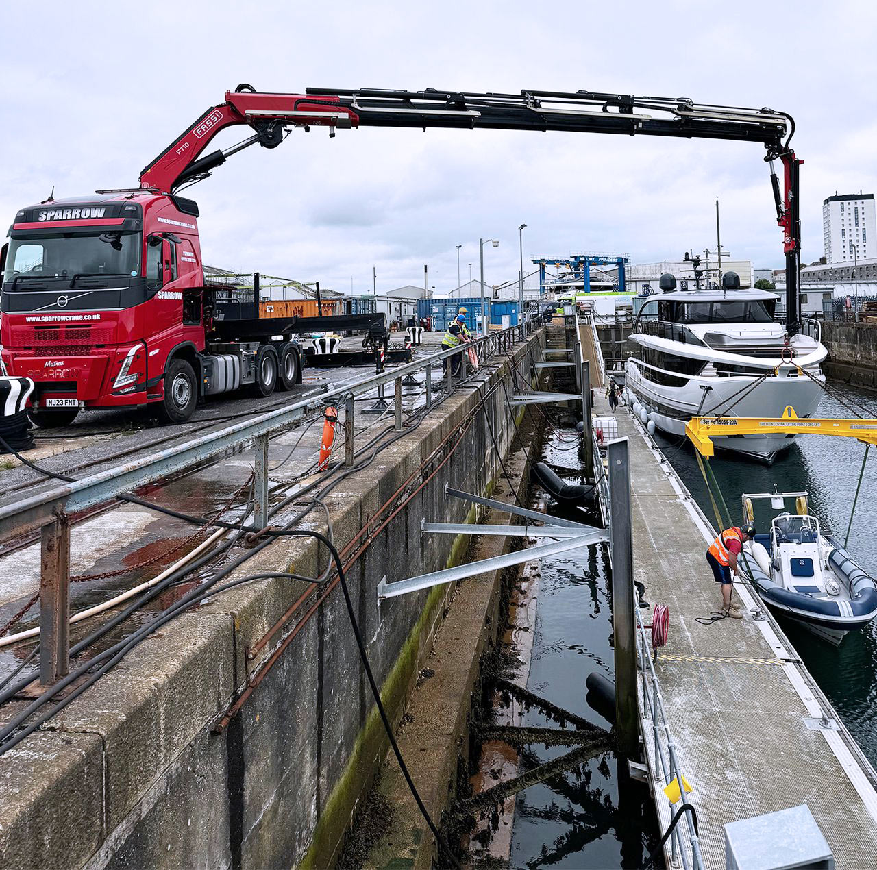 The Versatility of the Fassi F710 Lorry Loader Hiab | Sparrow Crane Hire