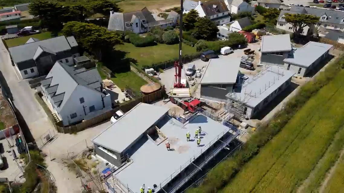 Precision Lifting for a Stunning New Build at Treyarnon Bay | Sparrow ...
